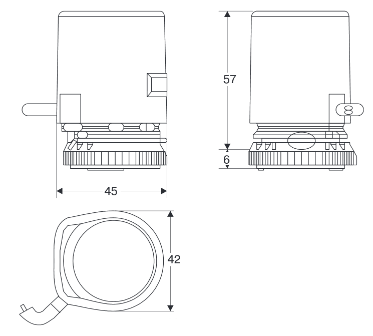 Siłownik termoelektryczny MT4-230-NC Honeywell - 7101669497 - oficjalne ...